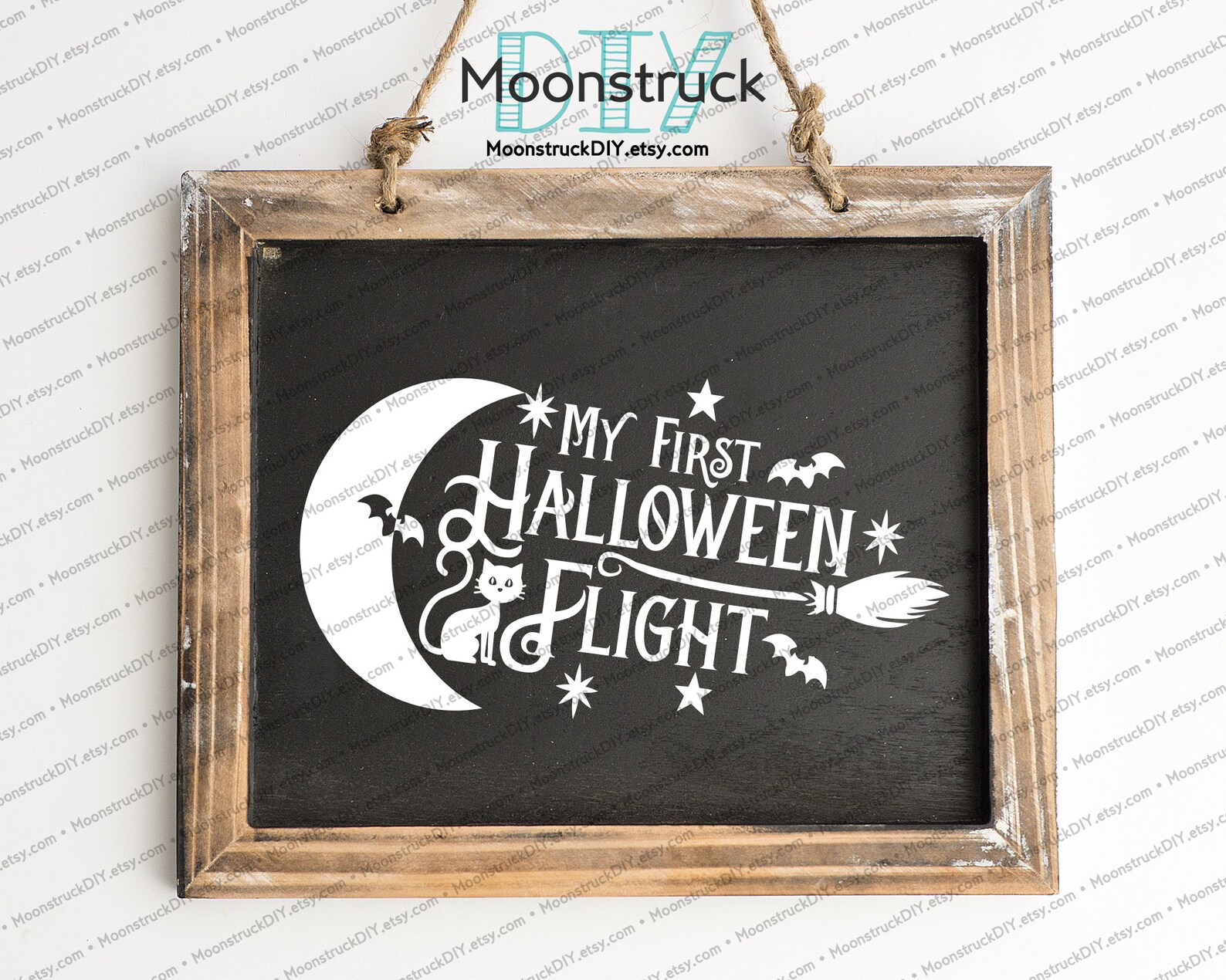 My First Halloween Flight Witch SVG - Etsy