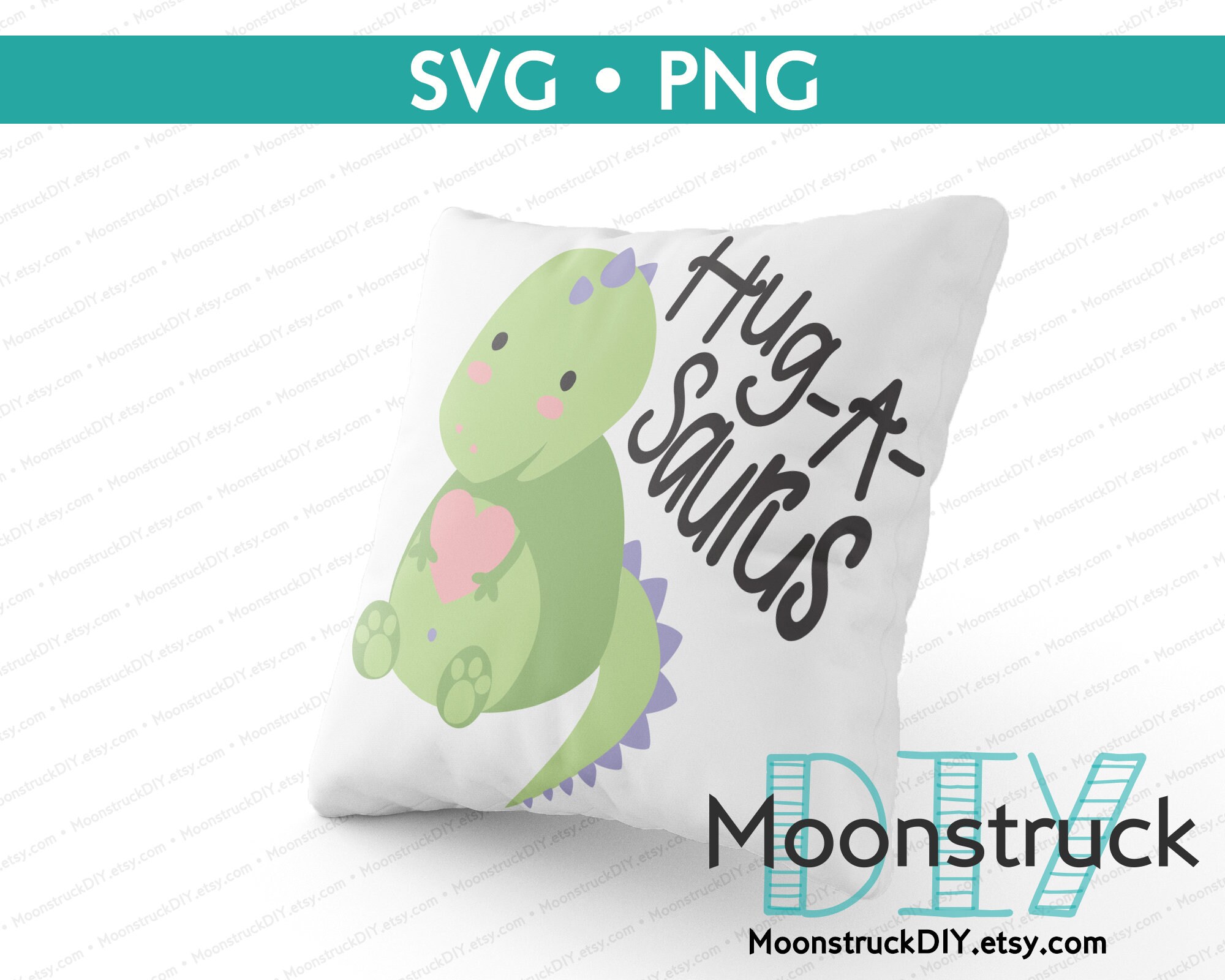 Hug-a-saurus Dinosaur SVG - Etsy