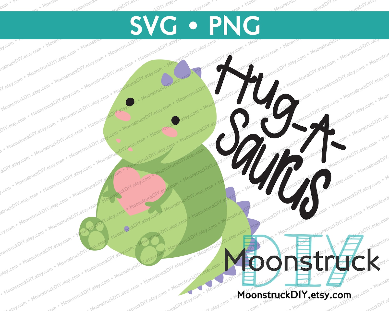 Hug-a-saurus Dinosaur SVG - Etsy