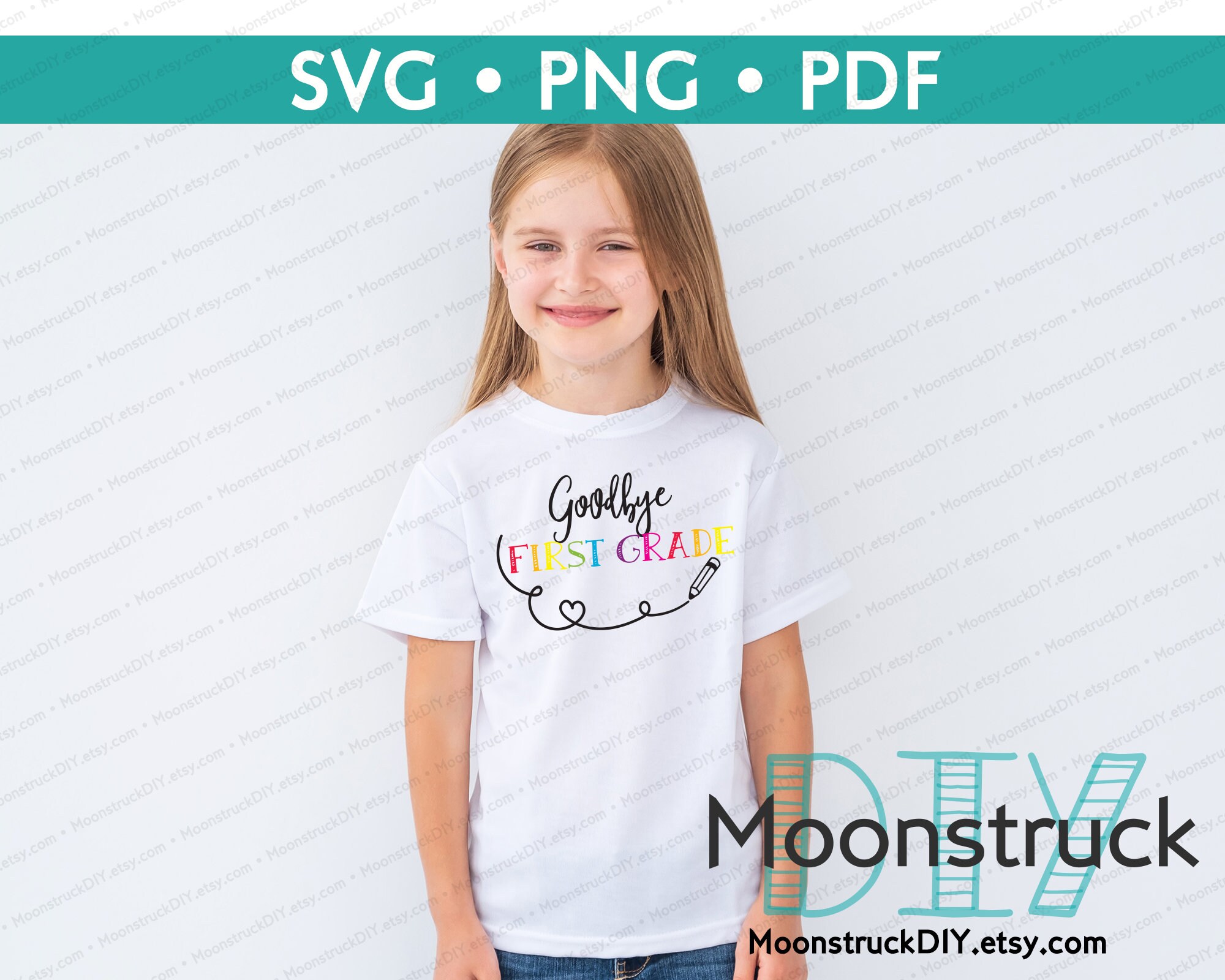 Goodbye First Grade Last Day of School SVG - Etsy