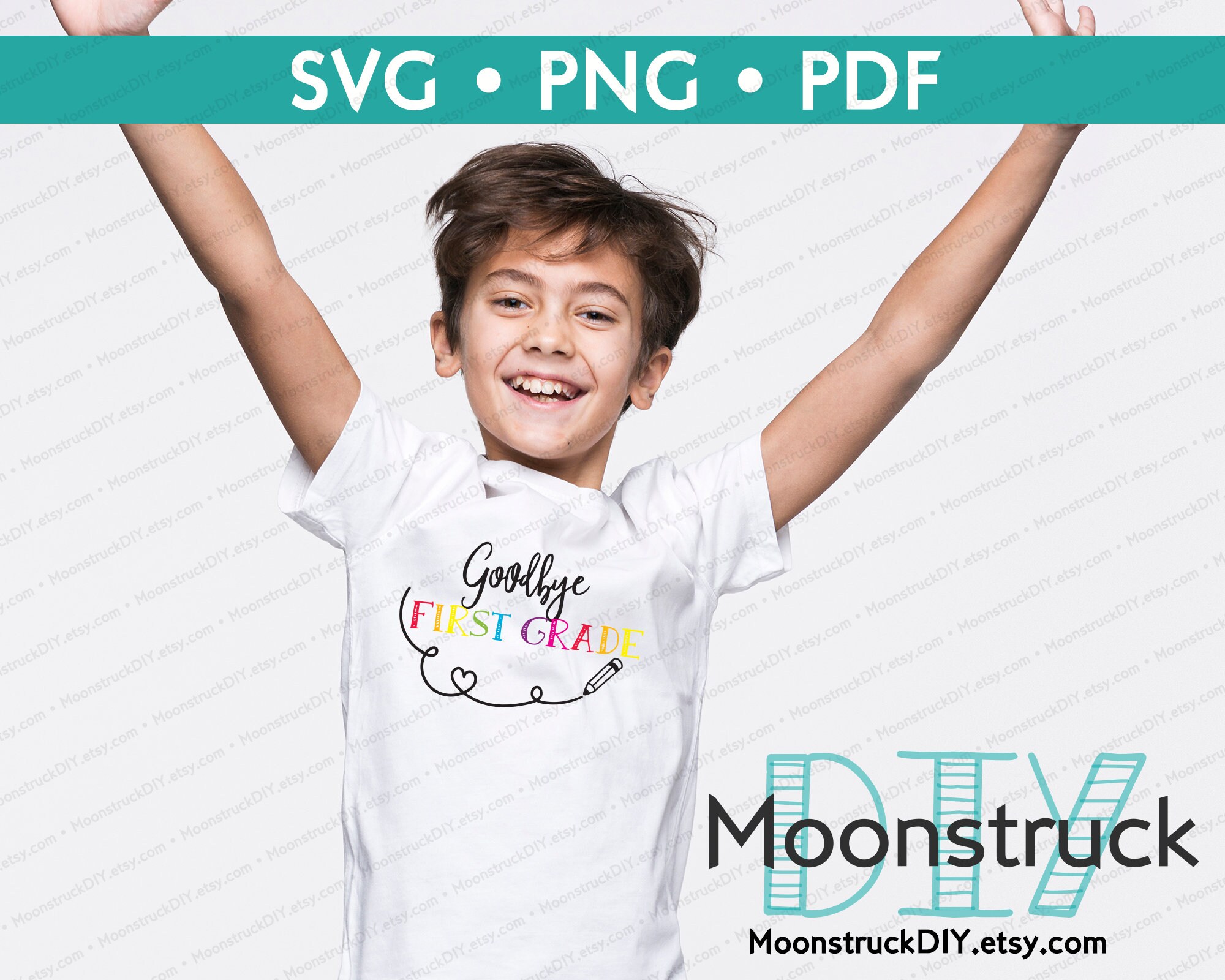 Goodbye First Grade Last Day of School SVG - Etsy