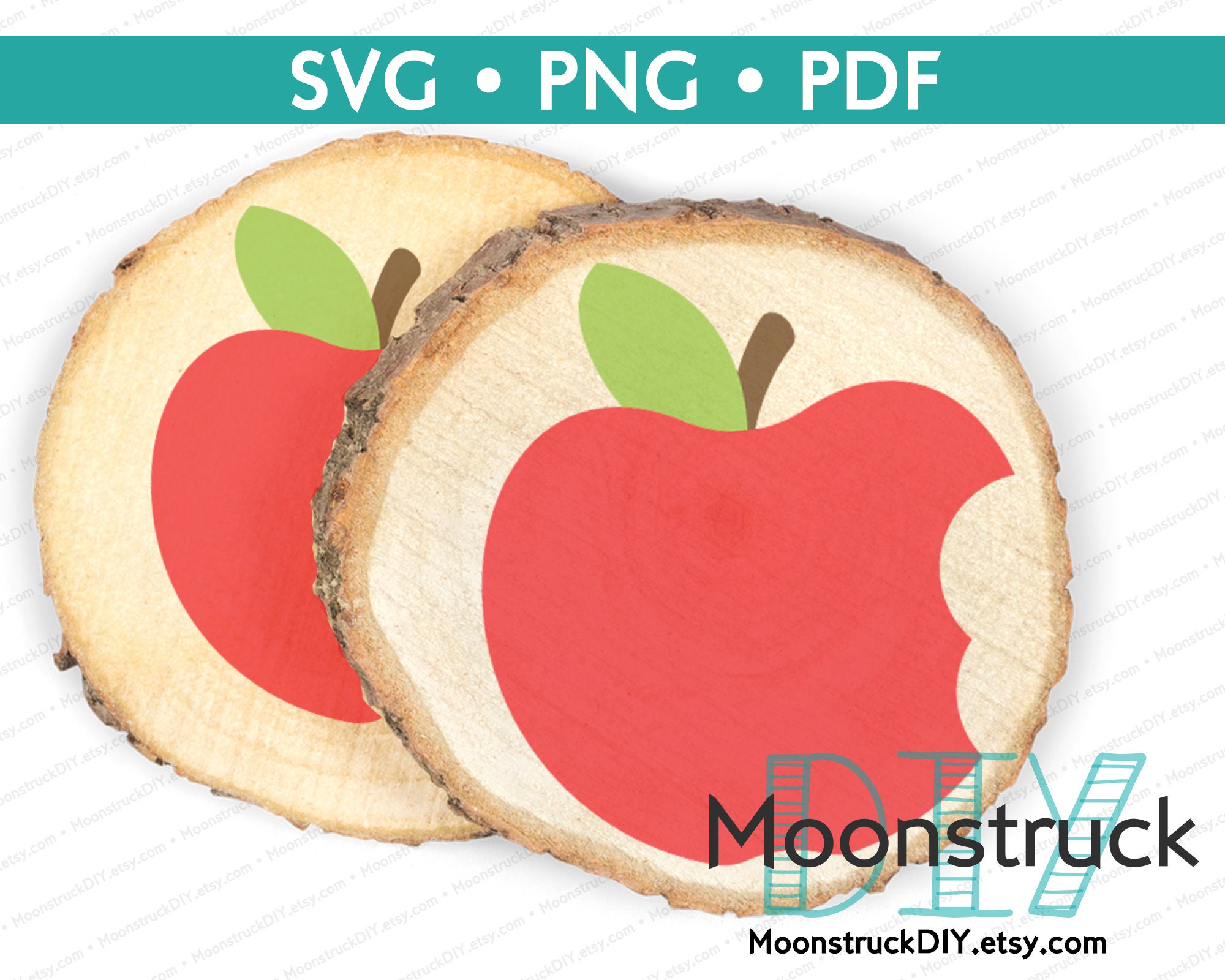 Apple Layered SVG, PNG and PDF File for Circuit - Etsy