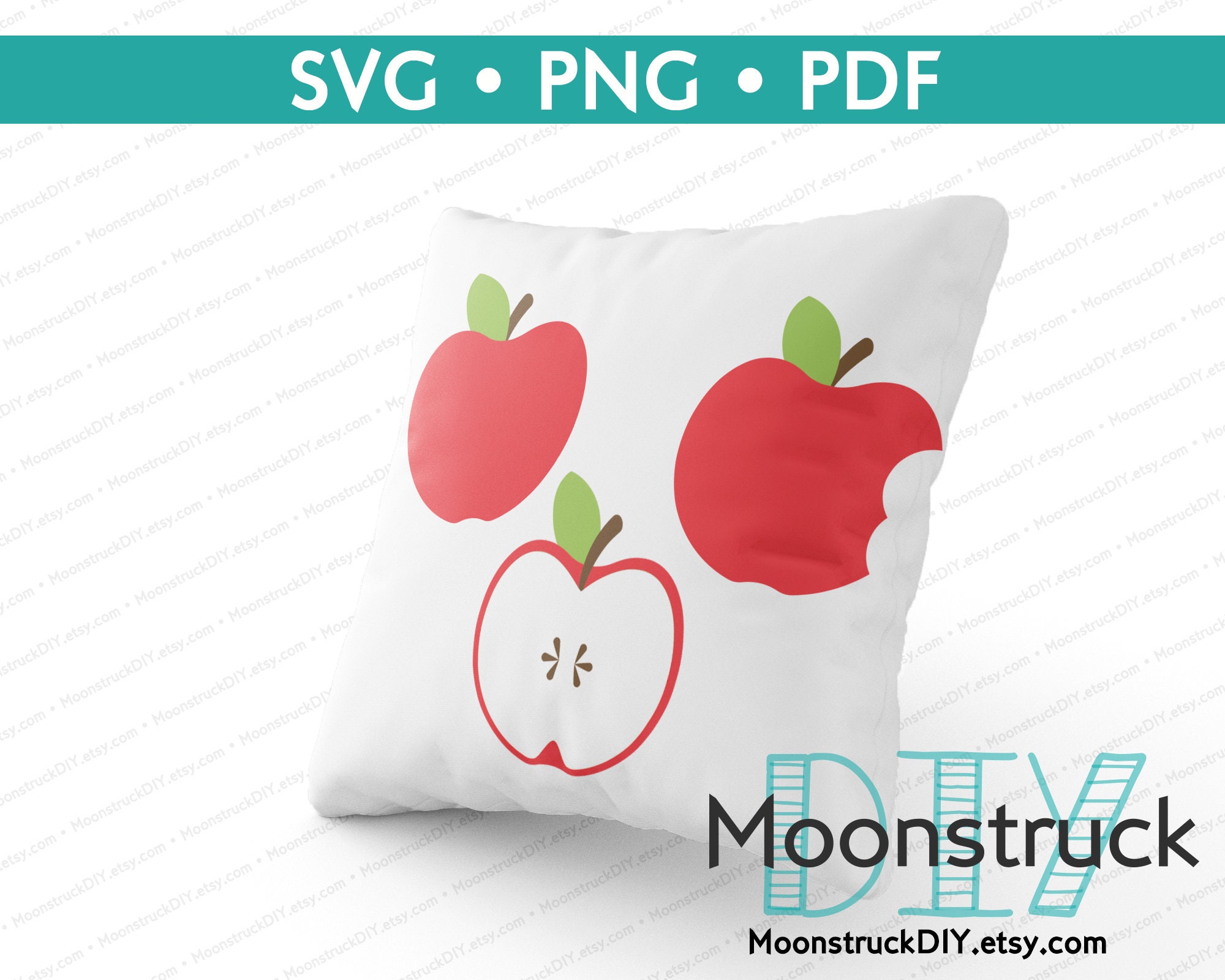 Apple Layered SVG, PNG and PDF File for Circuit - Etsy