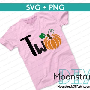 Pumpkin Two 2 SVG & PNG, Circuit Cutout - Etsy