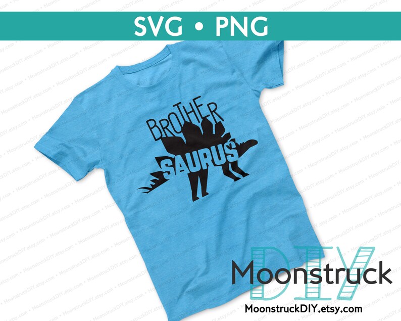 Brother Saurus Brother Dinosaur SVG - Etsy