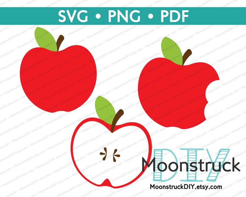 Apple Layered SVG, PNG and PDF File for Circuit - Etsy