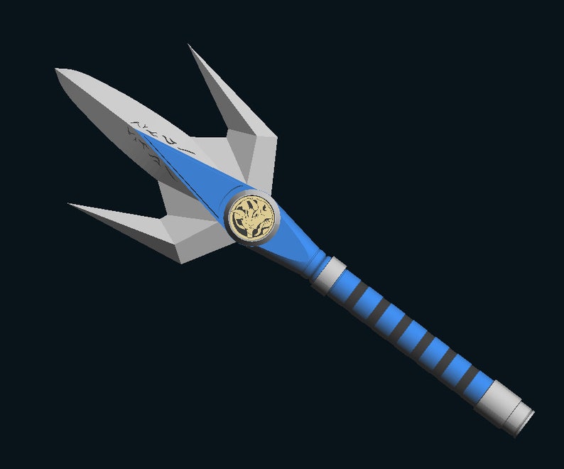 Power Lance STL 3D Print File Ranger Cosplay - Etsy