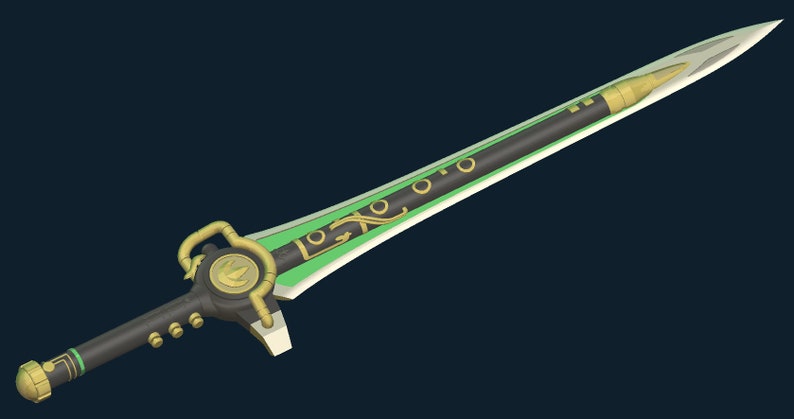 Power Dragon Sword STL 3D Print File Ranger - Etsy