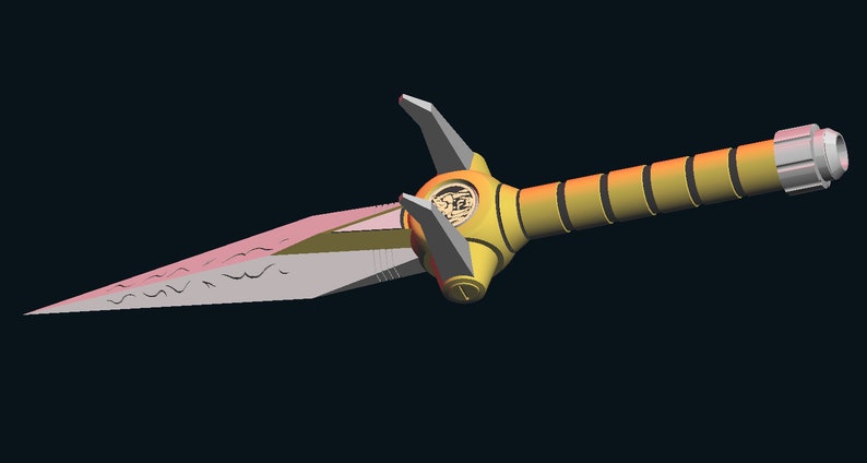 Power Dagger STL 3D Print File Ranger - Etsy