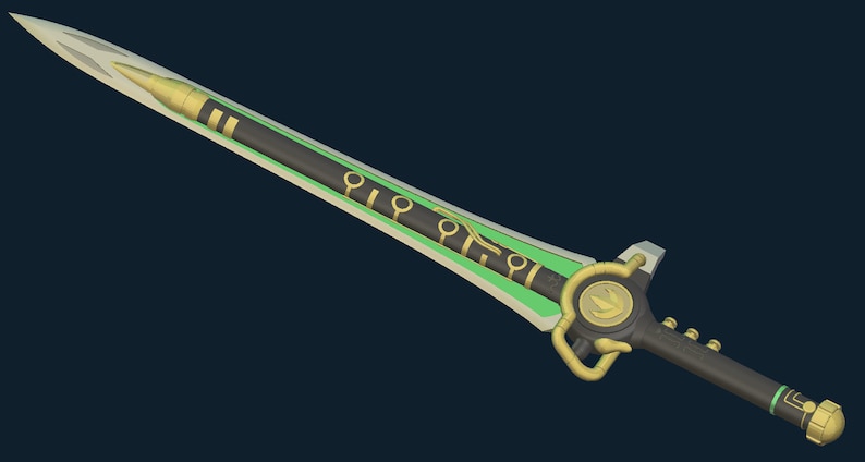 Power Dragon Sword STL 3D Print File Ranger - Etsy