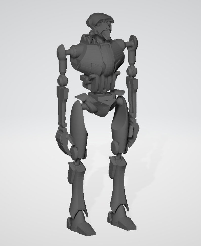Super Tactical Droid STL 3D Print Figure - Etsy