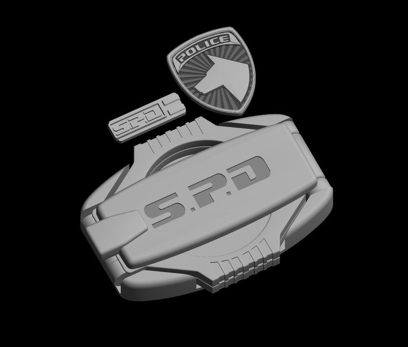 Power SPD Buckle and Badge Cosplay Set STL 3D Print File - Etsy