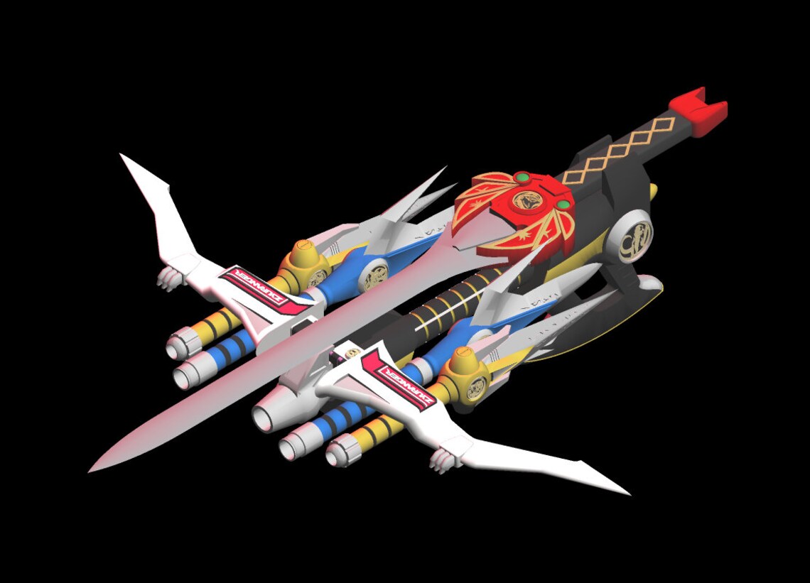 Power Lance STL 3D Print File Ranger Cosplay - Etsy