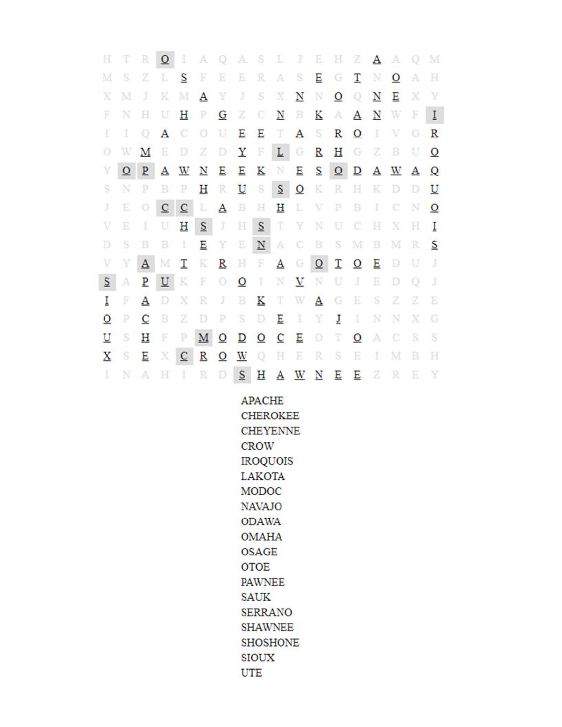 Tribal Games-printable Games for Kids - Etsy