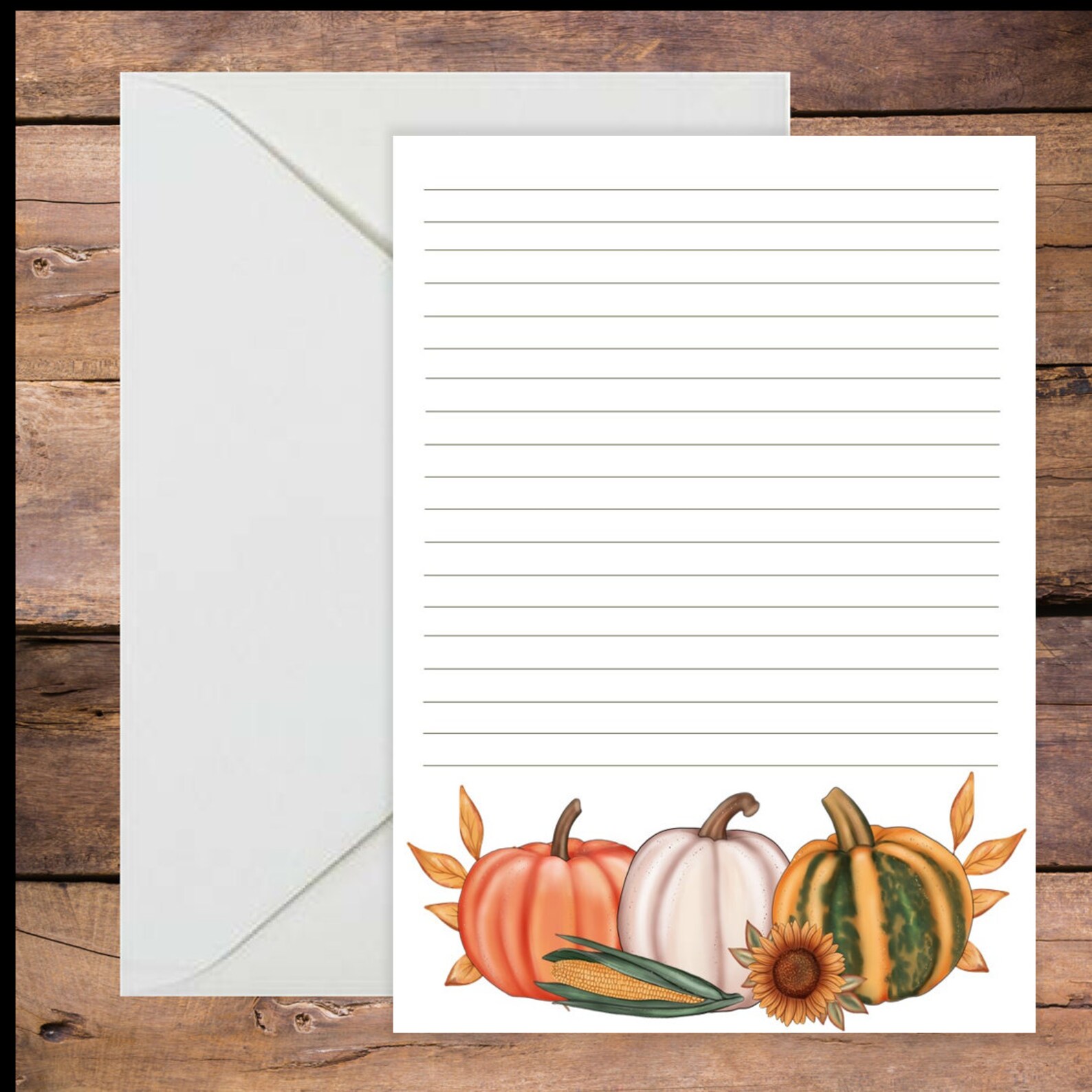 Autumn Stationary Download - Etsy