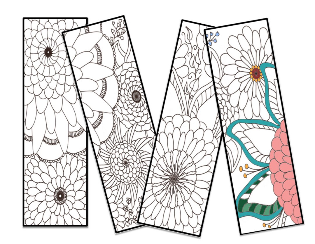 Printable Coloring Book Marks ~ Printable Bookmarks and Cards You Can ...