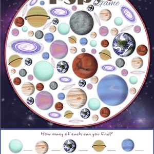 Outer Space Printables-planet-themed Game Pack - Etsy