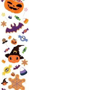 Printable Halloween Stationary Cute Halloween Letter Writing - Etsy