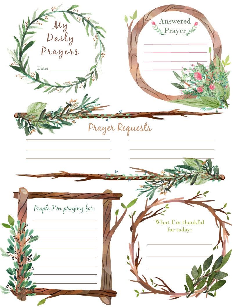 Prayer Journal-prayer Journal Printable - Etsy