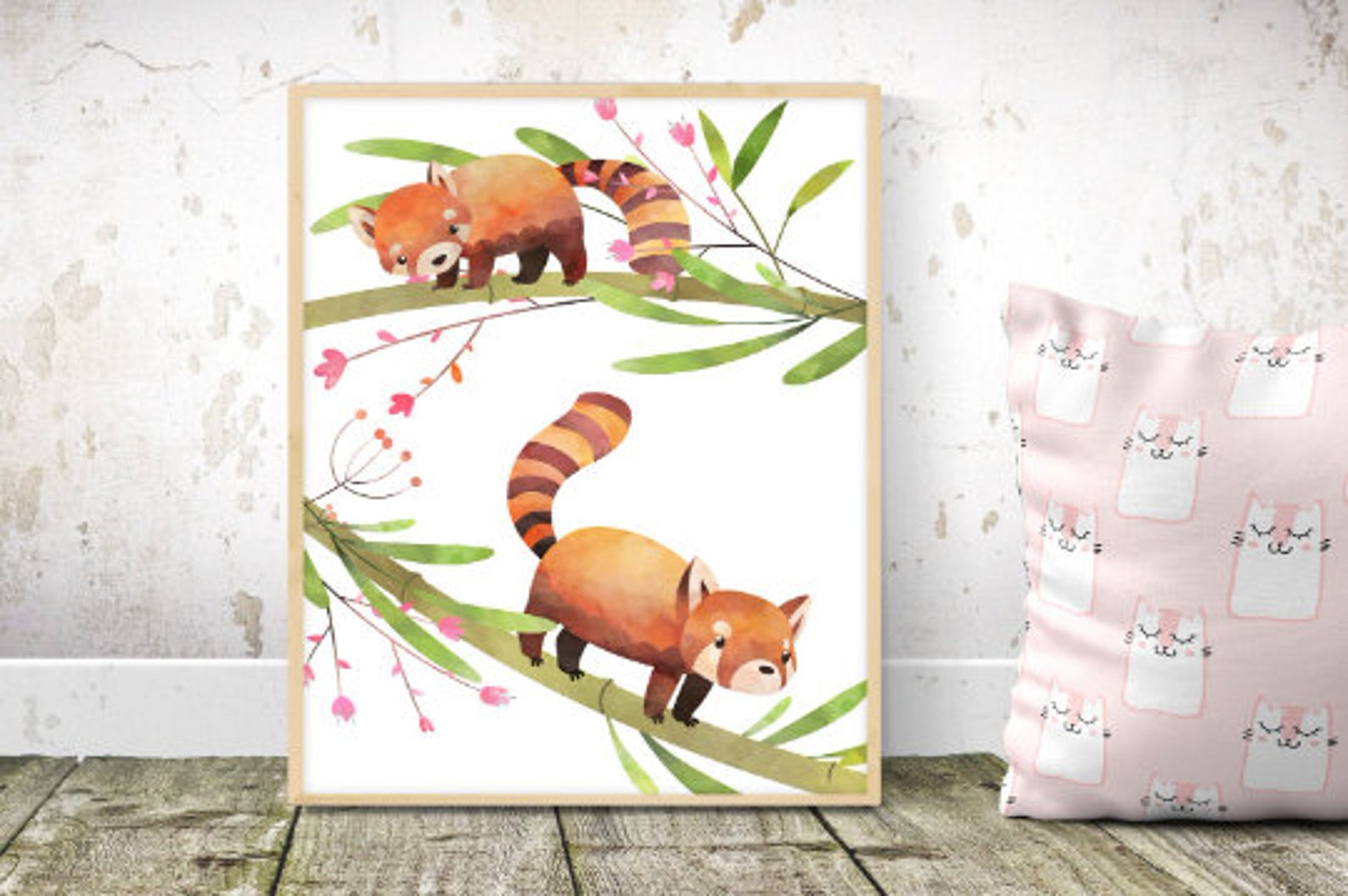 Red Panda Girl's Room Decor | Etsy