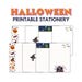 Printable Halloween Stationery Set - Cute Letter Papers for Kids and ...