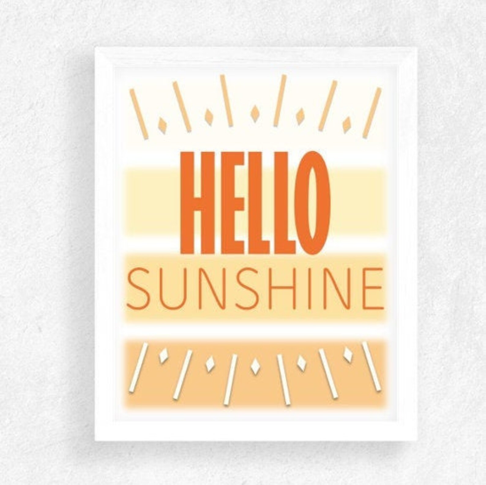 Hello Sunshine Printable - Etsy