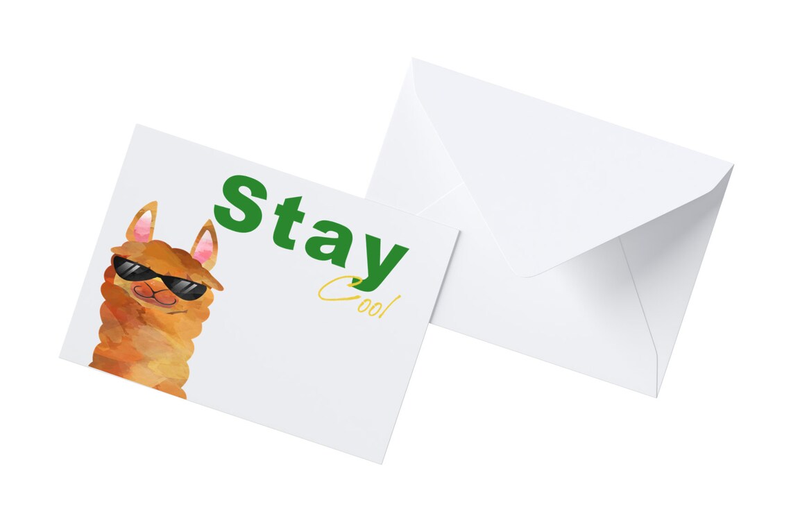 Llama Cards-printable Digital Cards-digital Cards-instant - Etsy