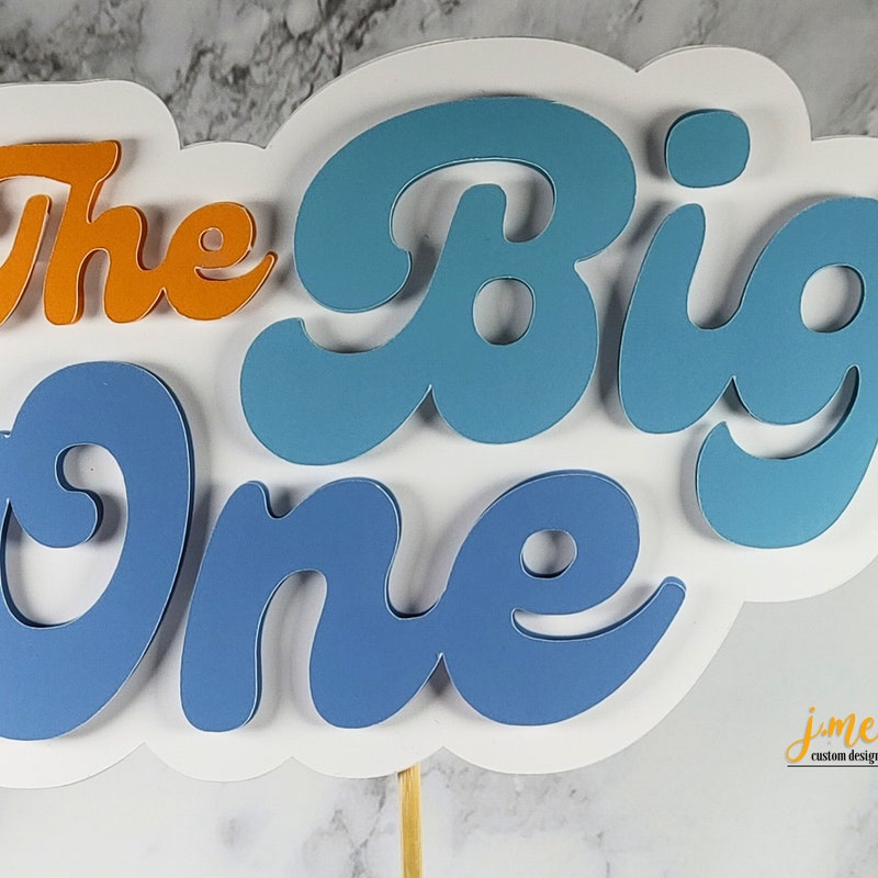 The Big One Cake Topper - Etsy
