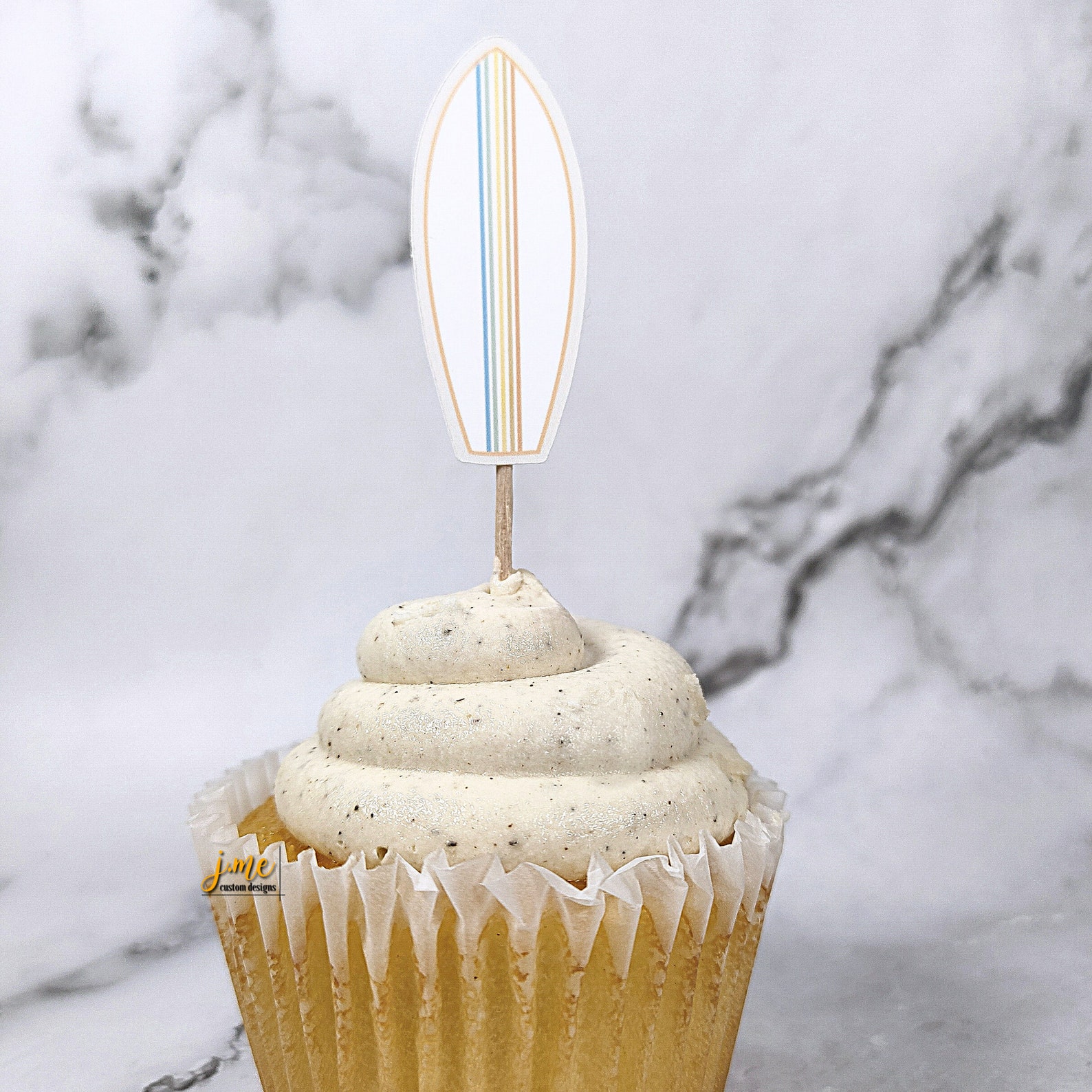 The Big One Cupcake Toppers Neutral First Birthday Cupcake Toppers for ...