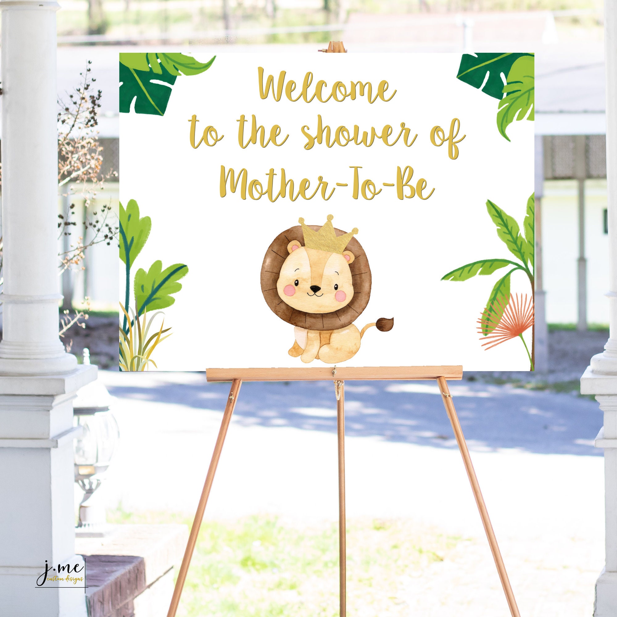 A Little King Baby Shower Welcome Sign King Baby Shower Sign 24x30 Baby ...