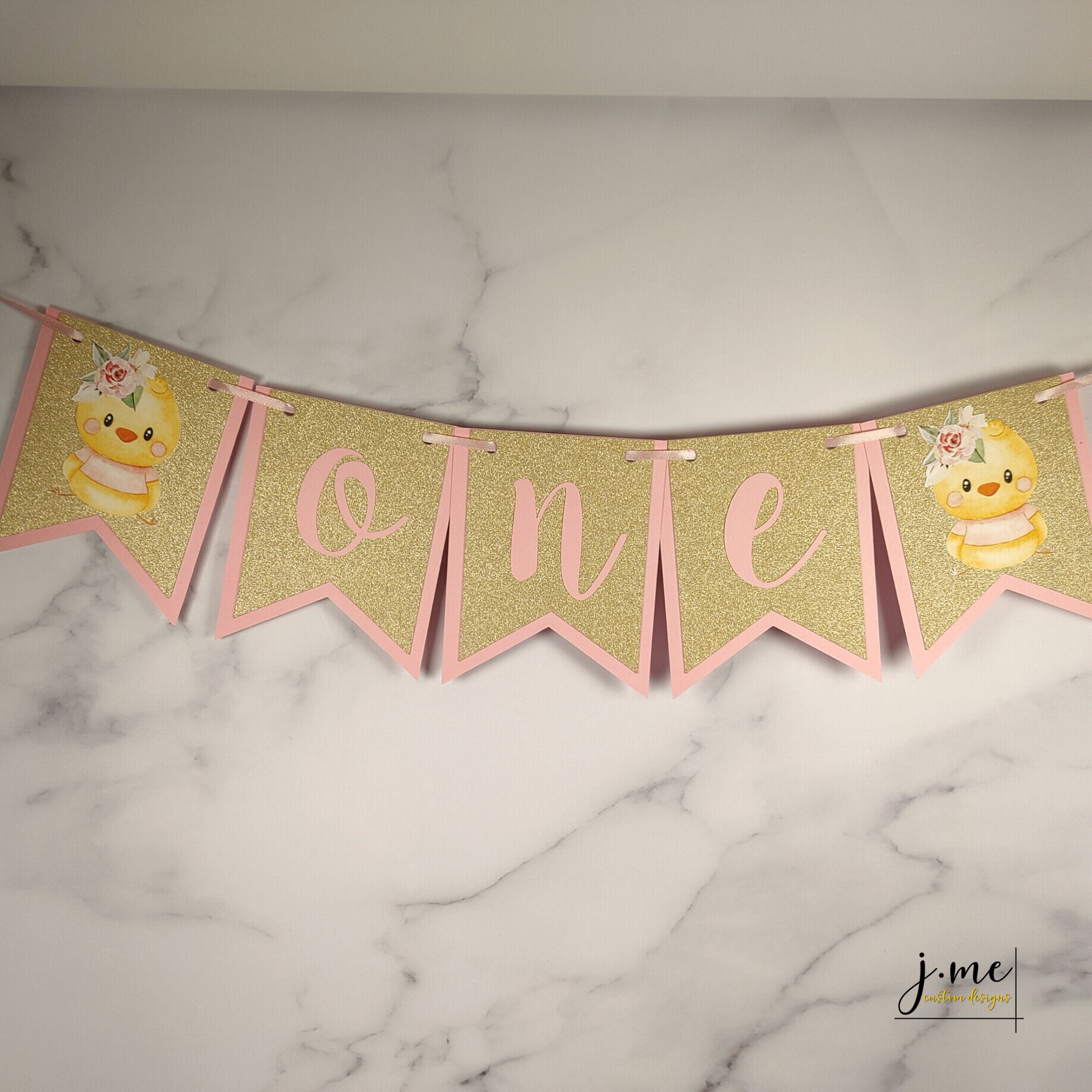 Birthday Chick First Birthday Party Decor and Invitation Set This Chick ...