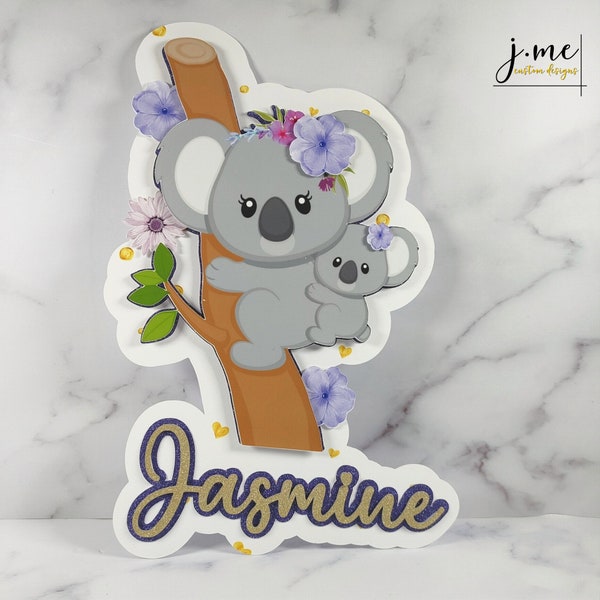 Koala Cake Topper - Etsy