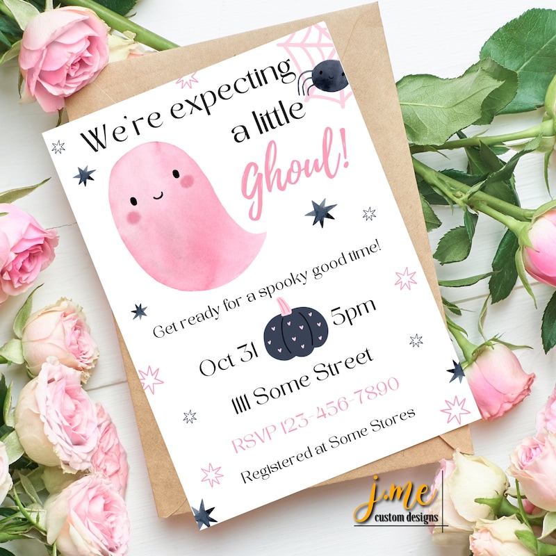 Baby Ghoul Announcement - Etsy