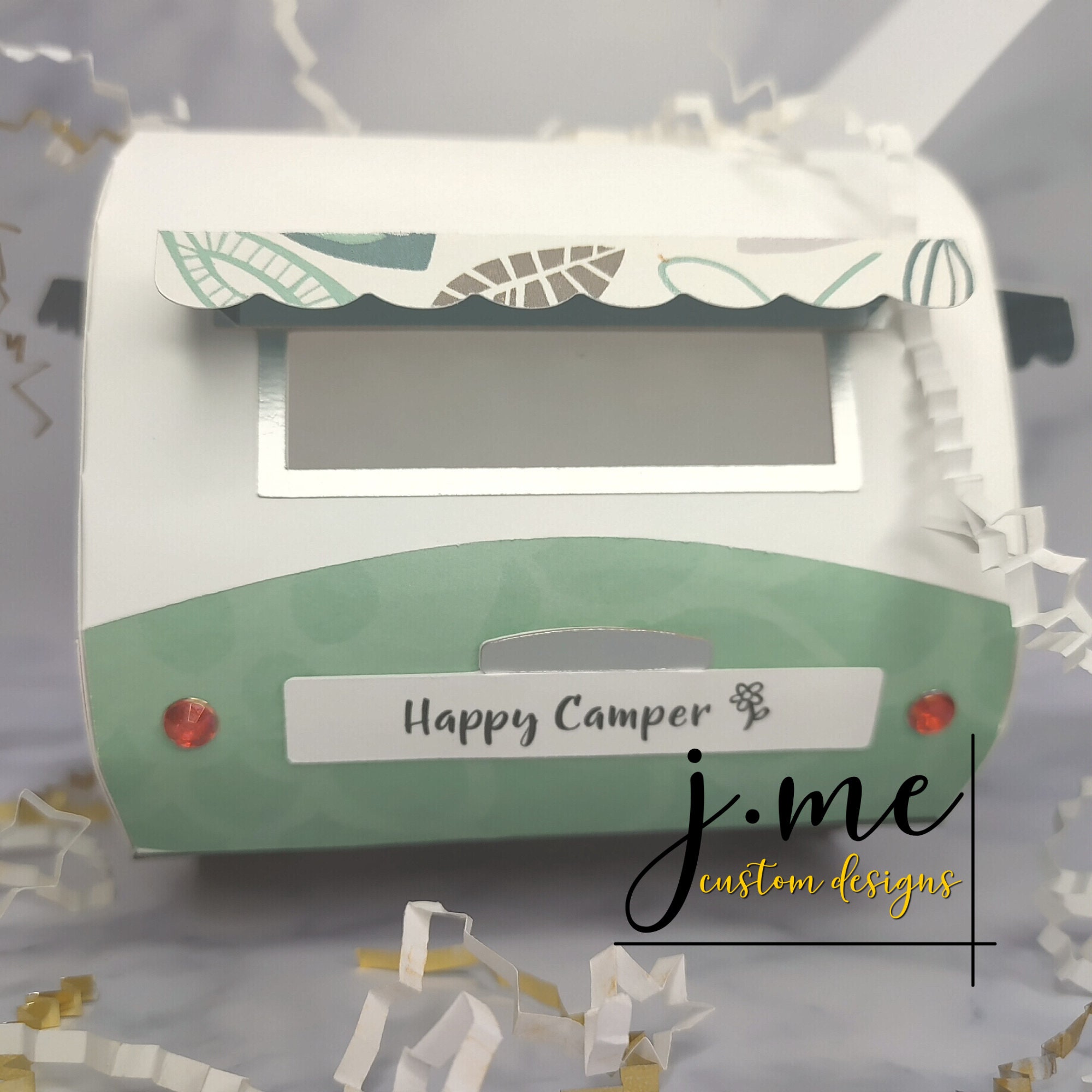 3D Gift Box Vintage RV Camper Gift Box Retro Camper Gift for Him ...
