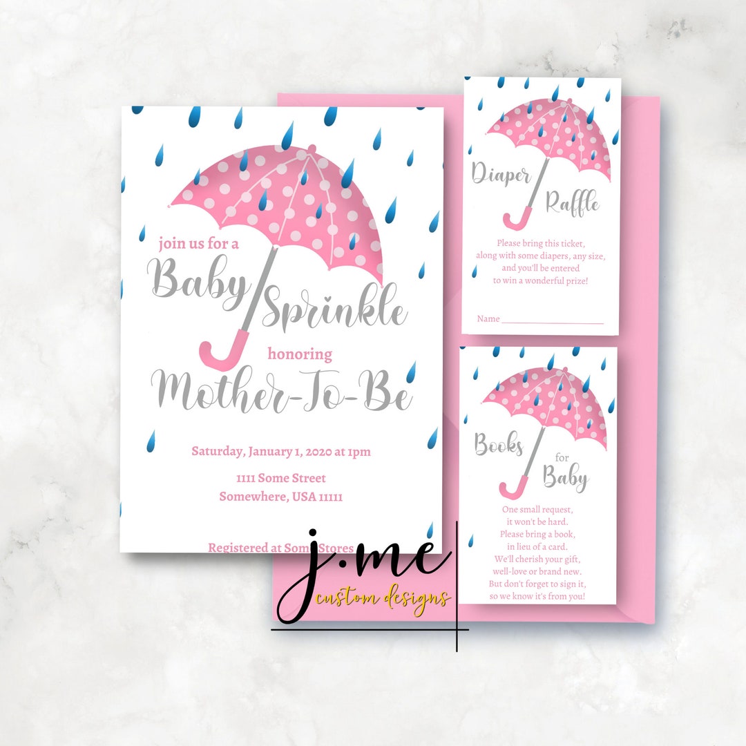 Baby Girl Sprinkle, Baby Sprinkle for Girl, Spring Showers Baby ...