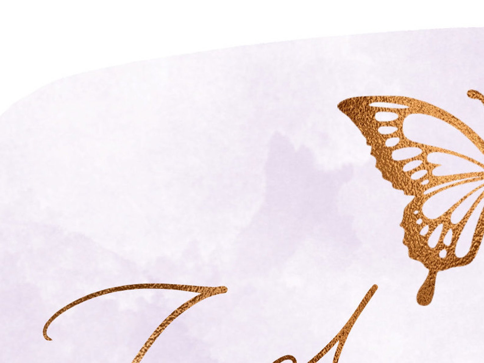 Lilac Watercolor Logo Design With Butterfly Minimalist Logo - Etsy