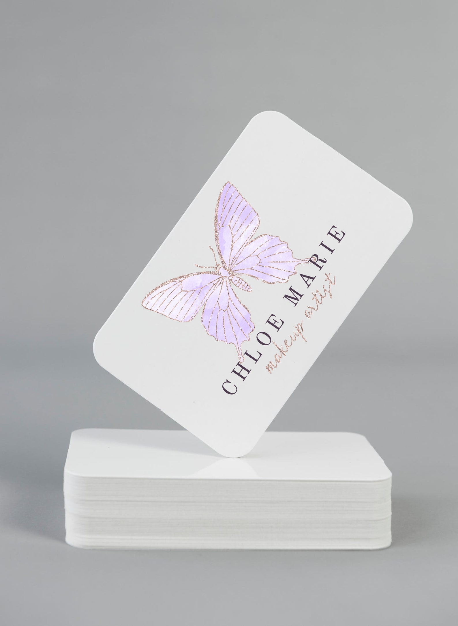 Lilac Logo Design Beauty Purple Butterfly Logo Premade - Etsy