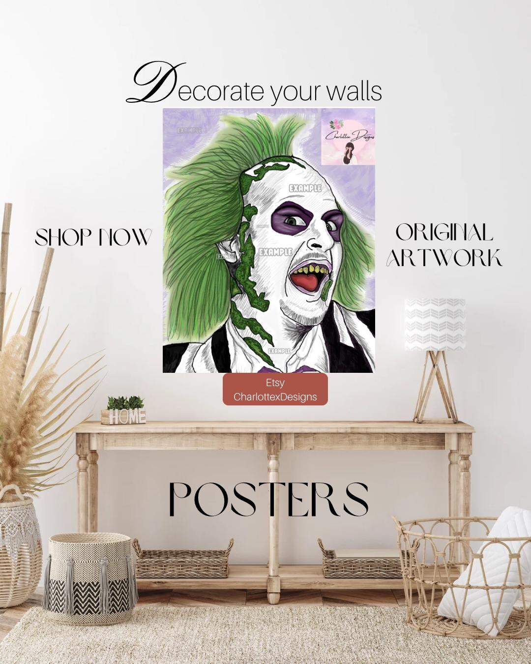 Beetlejuice Digital Art | Beetlejuice Custom Artwork | Original ...