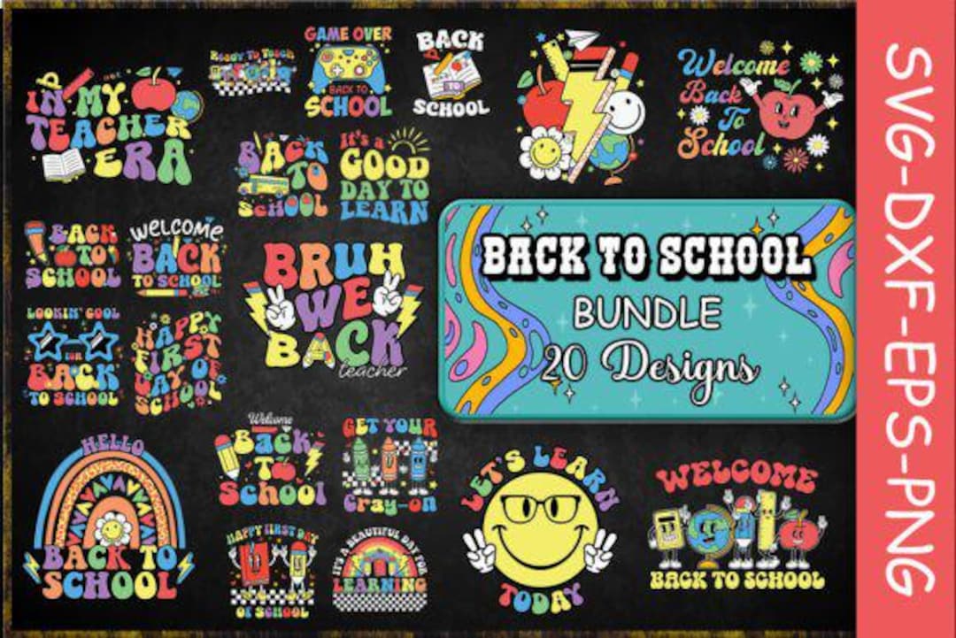 Back to School Bundle - 20 Files - DIGITAL DOWNLOADS - Etsy