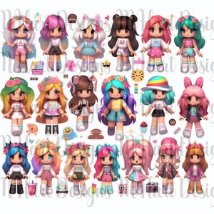 Roblox Printable Stickers- PDF File, Kid Stickers, Gamer Stickers ...