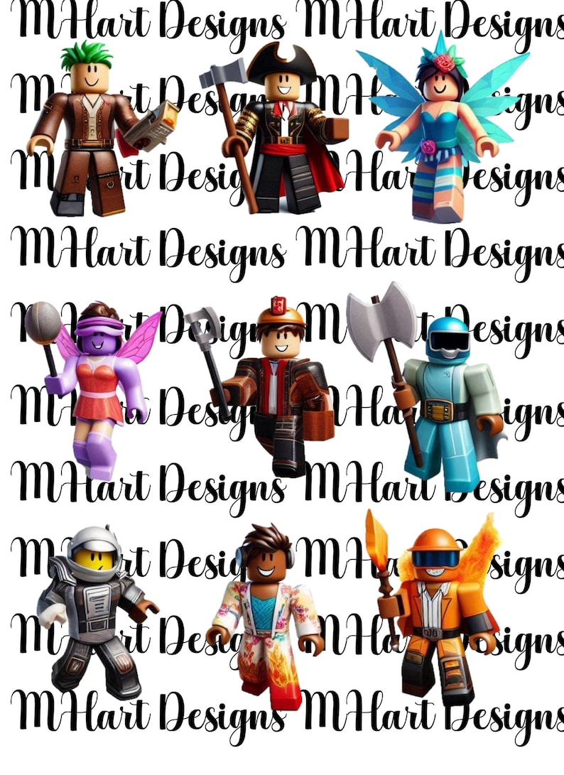 Roblox Stickers, Sticker Sheet, 40+ Printable Pdf File- Png File ...