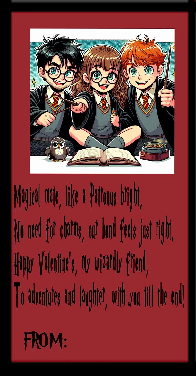 Valentine Cards Printable Instant Download Kids Valentines School ...