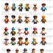 Roblox Stickers: 79 Avatar Designs (digital Download) - Etsy