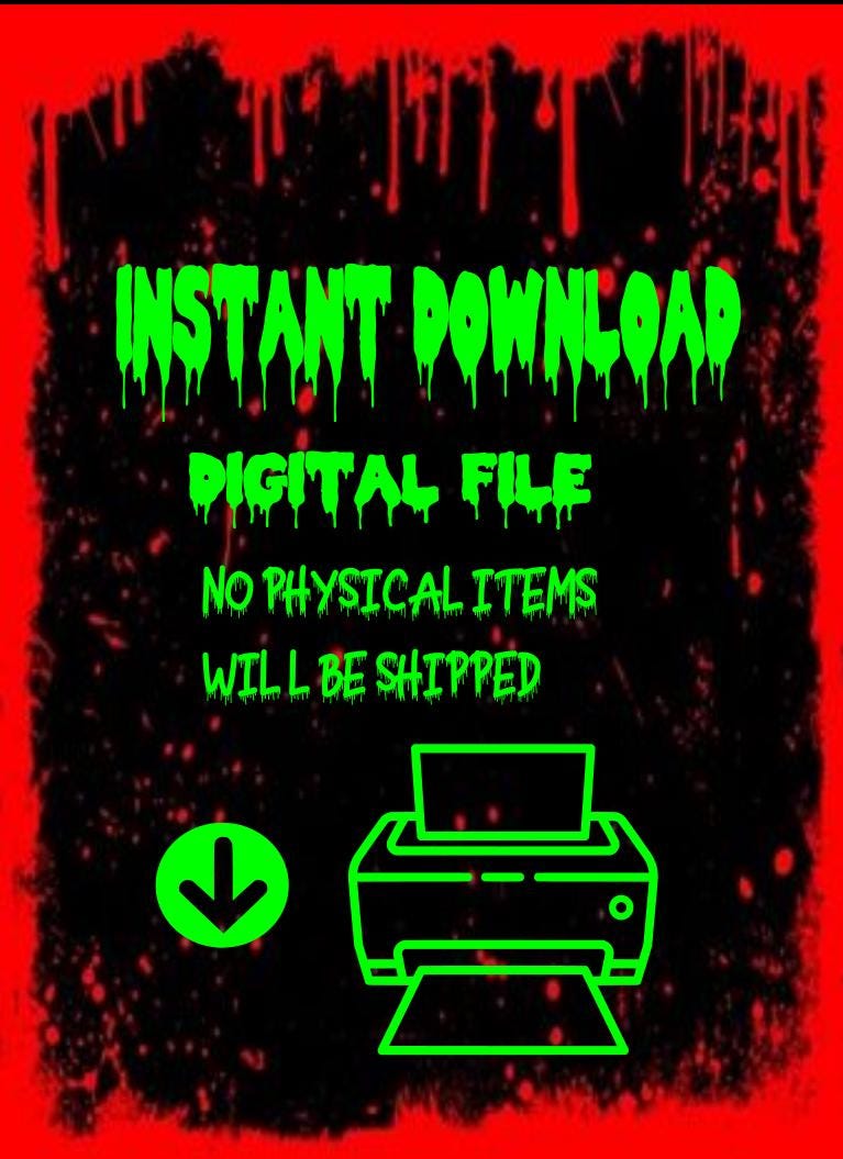 Halloween Horror SVG Bundle: Spooky Cut Files (digital Download) - Etsy