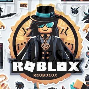 Roblox Stickers, Sticker Sheet, 30 + Printable Pdf File- Png File ...