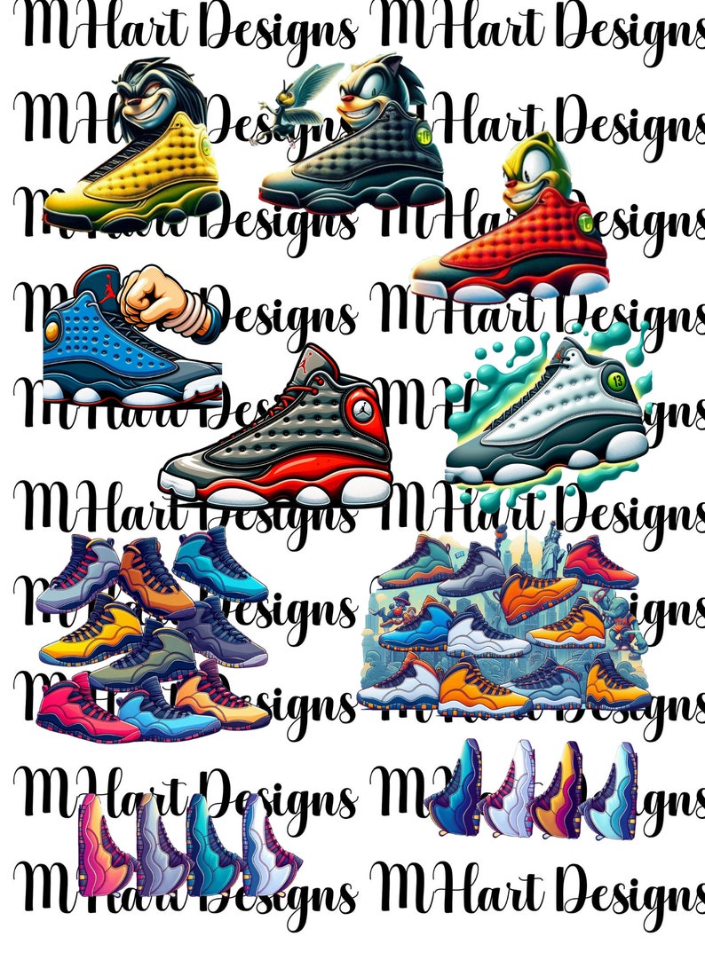 Printable Sneaker Stickers | Digital Download | Sneaker Lover Gift ...