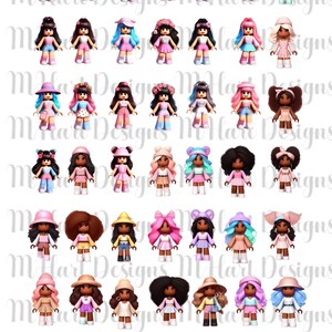Roblox Stickers: 79 Avatar Designs (digital Download) - Etsy
