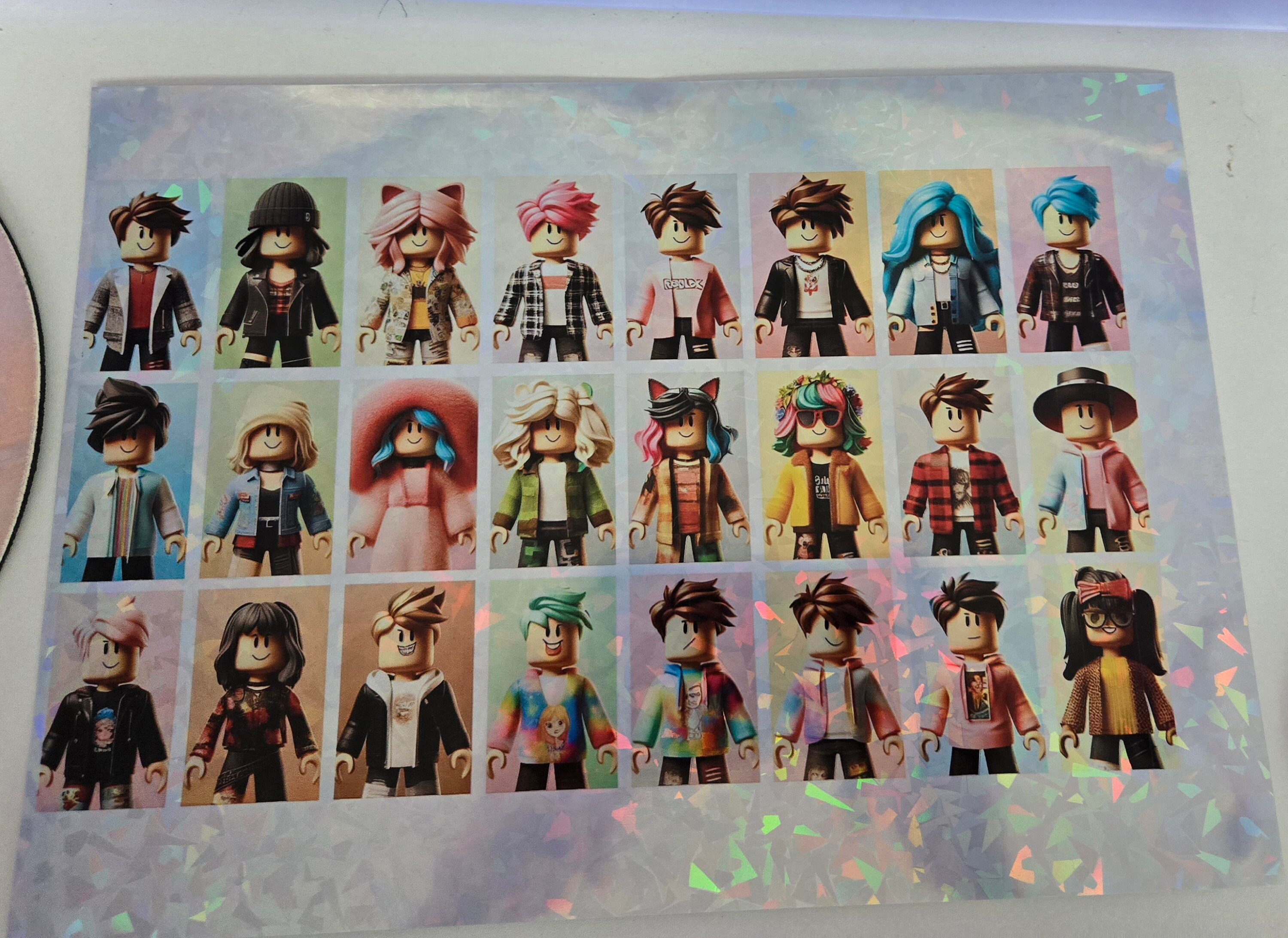 Roblox Stickers, Sticker Sheet, 24 Printable Pdf File- Png File ...