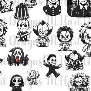 Halloween Horror SVG Bundle: Spooky Cut Files (digital Download) - Etsy