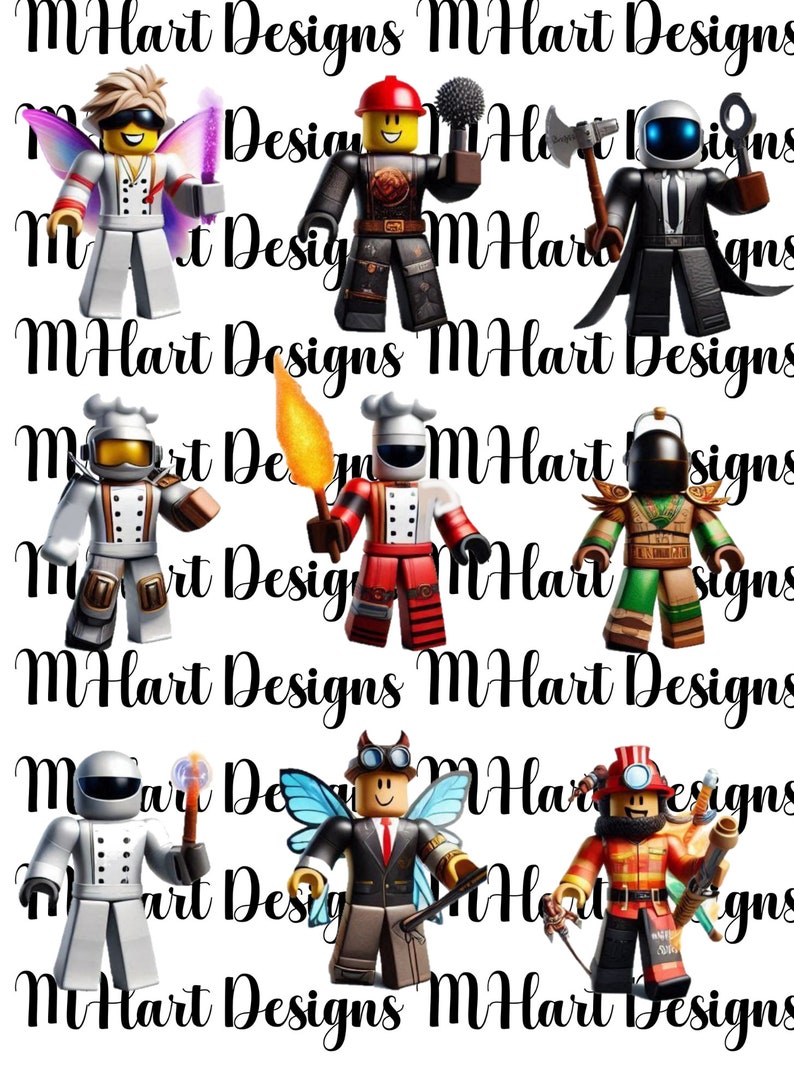 Roblox Stickers, Sticker Sheet, 40+ Printable Pdf File- Png File ...